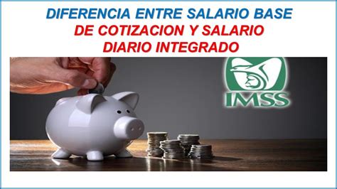Diferencias Entre Salario Diario Integrado Y Salario Base De Cotizacion