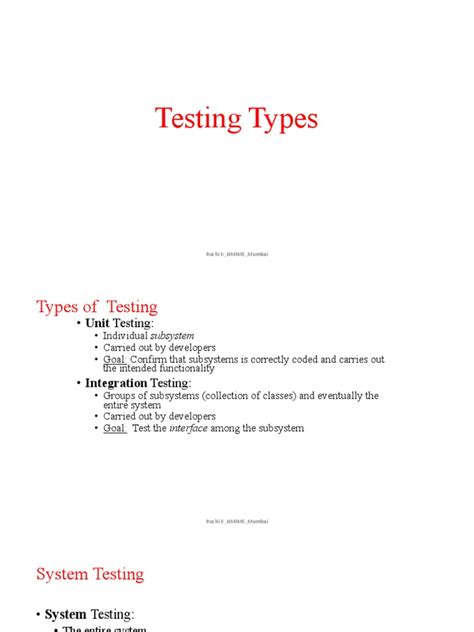 testing types pdf software testing unit testing