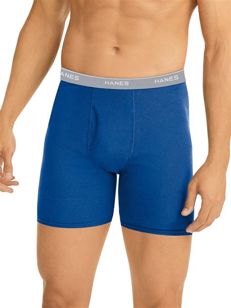 Hanes Hanes Men S Tagless Boxer Briefs Pack Walmart