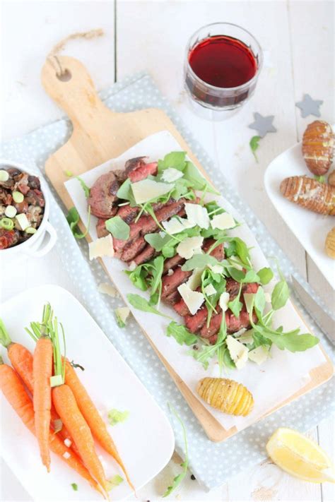 Biefstuk Tagliata Met Rucola Couscous Food Inspiration Diner Cheese