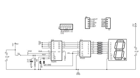 Up Down Counter Circuit Diagram Wiring Diagram And Schematics