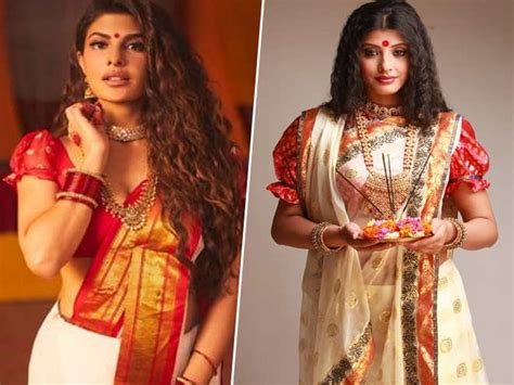Durga Puja Ashtami Saree Look Traditional Bengali Saree Draping