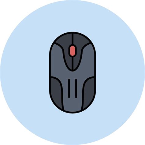 Premium Vector Computer Mouse Flat Illustration