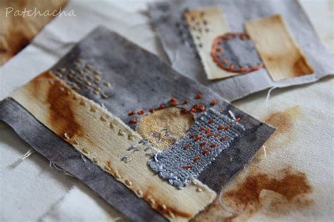 Teindre à la rouille Patchacha Créations textiles