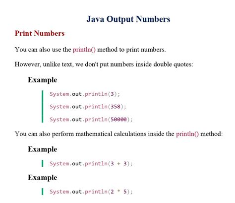 Learn Java Output Print Session Pdf Connect Techs