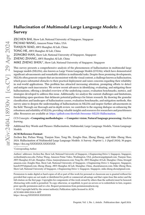 pdf hallucination of multimodal large language models a survey