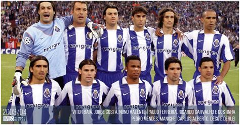 FC Porto Plantéis de 2000 a 2009 Invicta de Azul e Branco