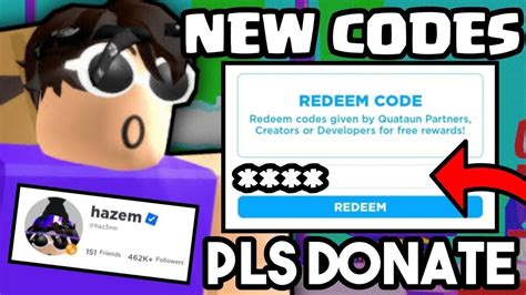Pls Donate Added New Secret Codes Roblox Youtube