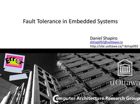 fault tolerance in embedded systems