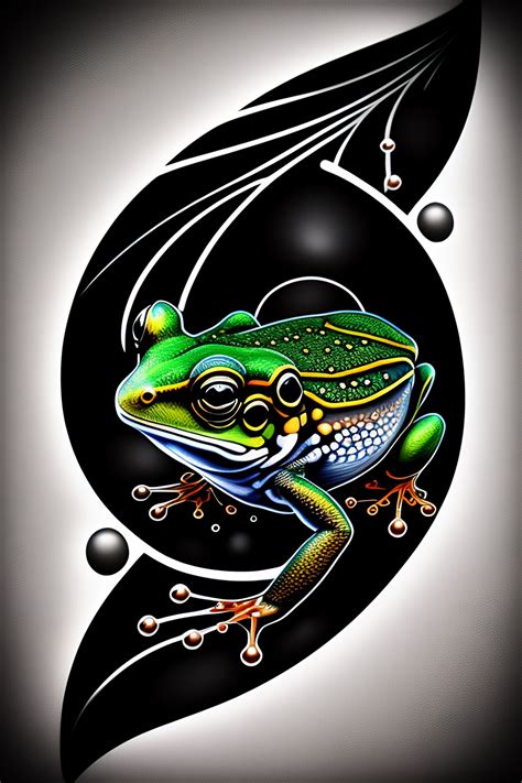 Realistic Frog Tattoos