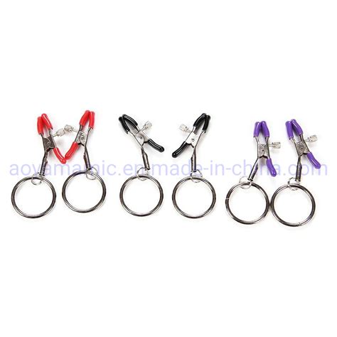 Fetish Bdsm Sex Toy Metal Pair Breast Clip Clitoris Clamp High