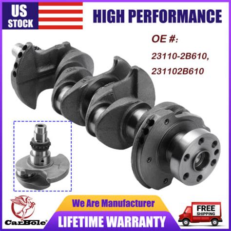 Crankshaft B For Hyundai Accent Veloster Kia Rio Soul L
