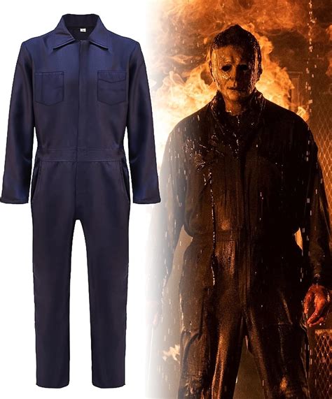 Disfraz de Michael Myers cómodo disfraz de Halloween de poliéster para