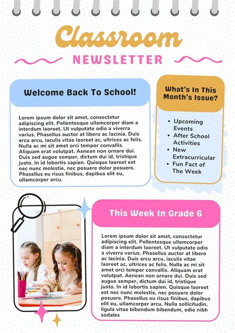 Classroom Newsletter Free Google Docs Template By Free Off