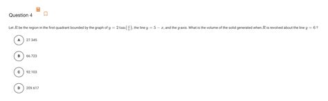 solved question 4 let r be the region in the first quadrant