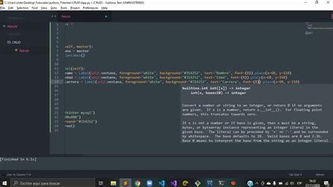 descargar aplicacion crud tkinter interfaz grafica tkinter par base de datos mysql ver en linea