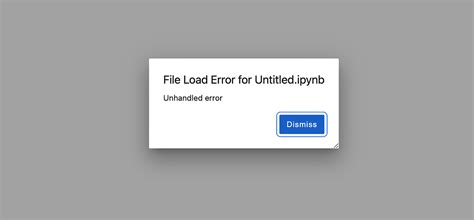 File Load Error For Untitled Ipynb Notebook Jupyter Community Forum
