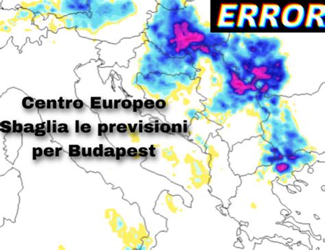Il Centro Meteo Europeo ora di Bologna canna le previsioni ed Orbán