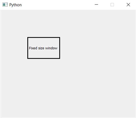 PyQt5 How To Stop Resizing Of Window SetFixedSize Method
