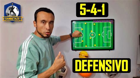 FORMACION 5 4 1 Sistema de Juego Defensivo Alineación YouTube