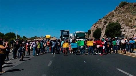 Bloqueo En Carretera A Zacatecas Por Demanda De Agua Termina En