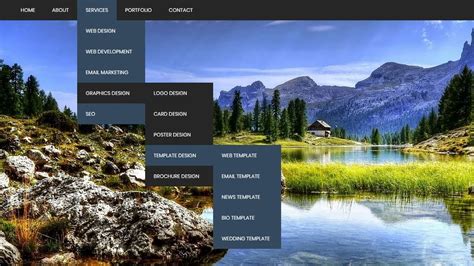 How To Create A Simple Dropdown Menu Bar Using Only Html Css Youtube