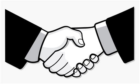 Transparent Handshake Icon Png Shaking Hands Clipart Png Png