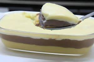 Sobremesa Gelada Deliciosa 3 Camadas De Creme Que Derretem Na Boca