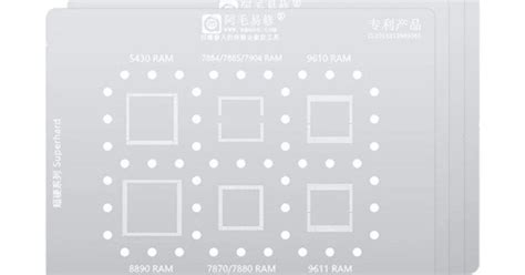 AMAOE EU 1 5 CPU BGA REBALLING STENCIL FOR SAMSUNG EXYNOS SERIES
