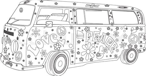 Volkswagen Bus Coloring Pages