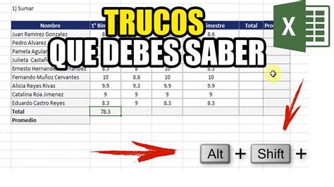 TRUCOS PARA EXCEL QUE TE HARAN MAS FACIL EL TRABAJO YouTube