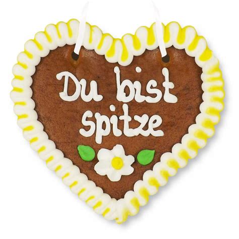 Lebkuchenherz 12cm Du bist spitze günstig bestellen