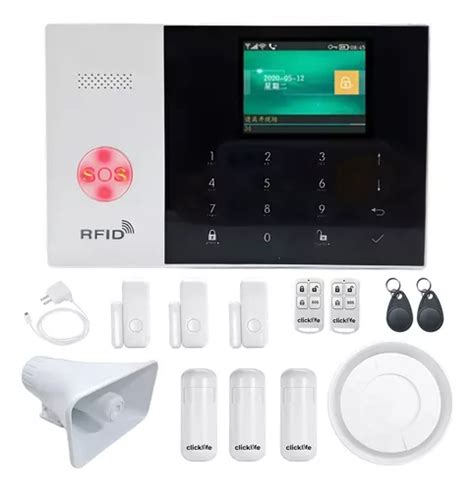 Alarma Casa Negocio Gsm Wifi Inalámbrica Kit6 Sirena 30w