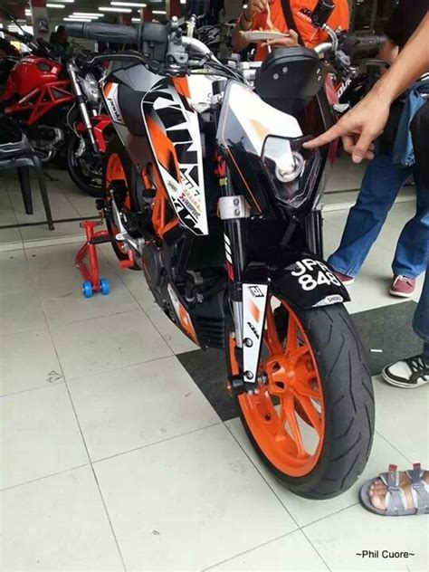 KTM 125 200 250 390 Duke 2017 2019 Premium Headlight Tinted Film