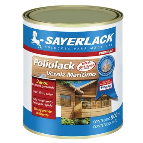 Verniz Incolor 3 6 Litros Poliulack Marítimo Premium Sayerlack Rota 166