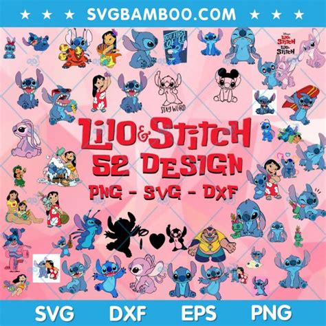 Disney Lilo And Stitch Svg Bundle Lilo And Stitch Design