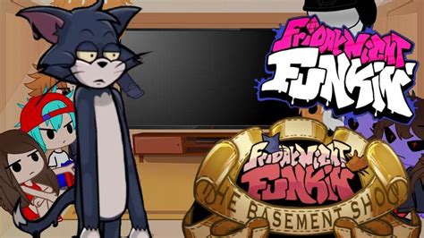 Friday Night Funkin Reacts To VS Jerry Invade Song Tom S Basement