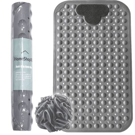 HSXL The Original Antislip Douchemat Badmat Grijs Met Zuignappen