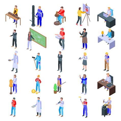 Premium Vector Artisan Icons Set