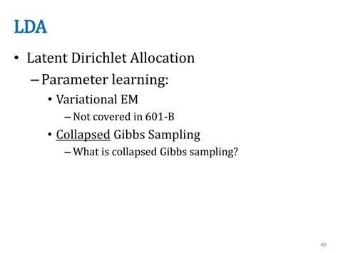 latent dirichlet allocation ppt download