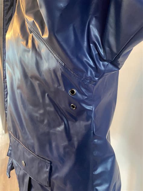 PVC Raincoat With Fannel Lining Etsy