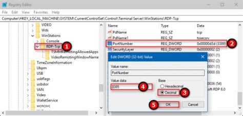 How To Change RDP Remote Desktop Port On Windows 10