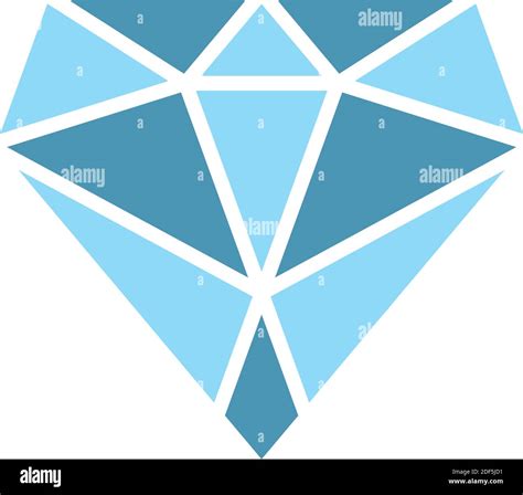 Gemstone Crystal Diamond Logo Vector Symbol Stock Vector Image Art