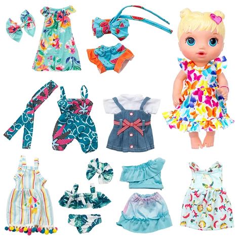 Fashion Dress For In In Baby Alive Dolls Clothes Cm Simulation