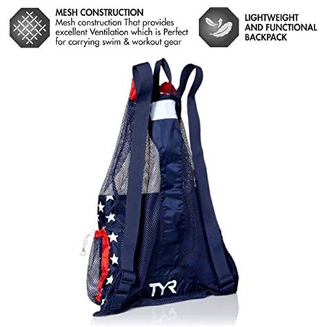Tyr Mochila Big Mesh Mummy De Malla Grande Para Nataci N Gimn