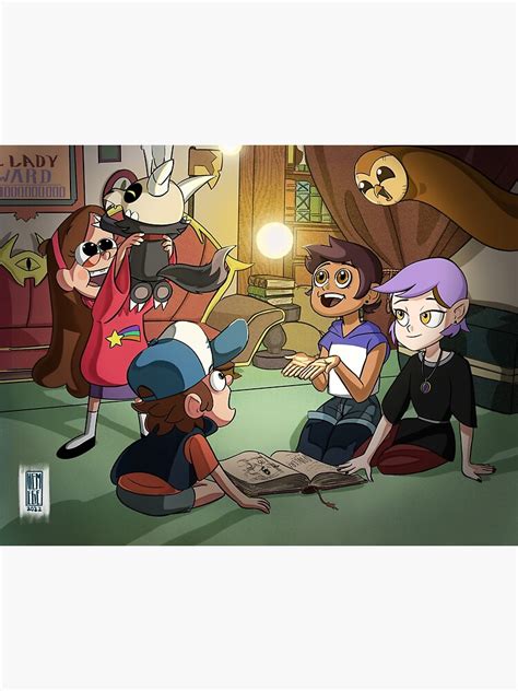 Owl House X Gravity Falls Crossover Art Print For Sale By HemegeArt