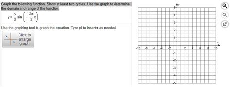 solved graph the following function show least two cycles use the graph to determine the