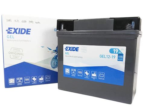 Batteria EXIDE GEL 12 19 MOTO BMW ORIGINALE 12v 19ah 170A