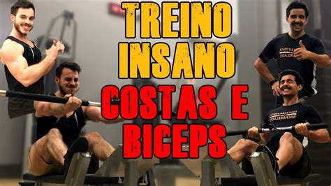 Treino de costas e biceps completo avançado Otto YouTube