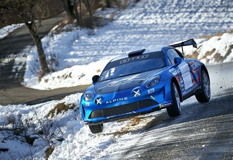 Alpine A110 RGT Manu Guigou S Engage Au Rallye Monte Carlo Les